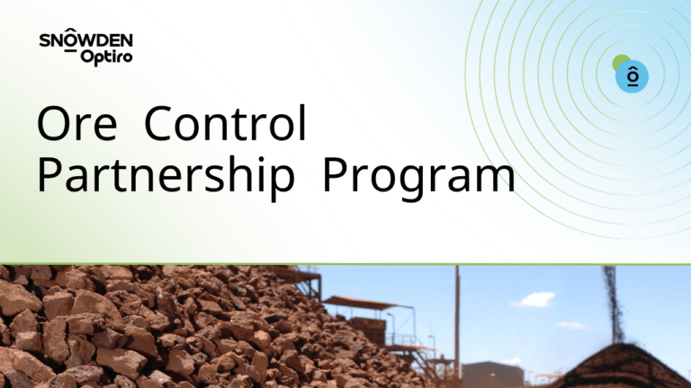 Ore-Control-Partnership-Program - Snowden Optiro